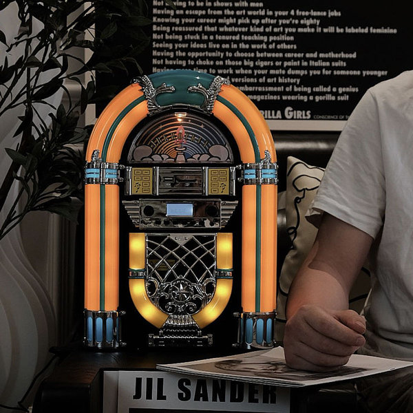 Arkrocket Audio Arkrocket Tabletop Mini Jukebox CD Player & Reviews | Wayfair